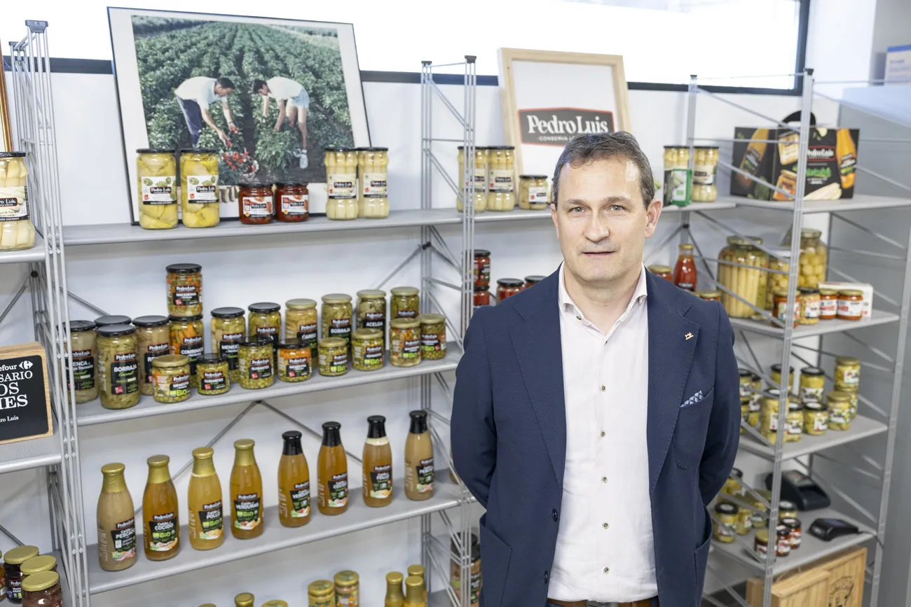 Pedro Luis Antón 'conserva' el sabor de su empresa familiar en Lodosa